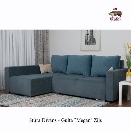 Stūra dīvāns - Gulta “Megan” 245 cm